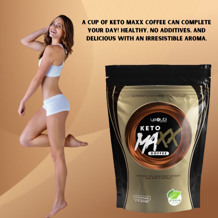 Safe & Effective Keto Maxx Coffee with MCT Oil, Maca Root Extract &Stevia Extract (15gX10 ...