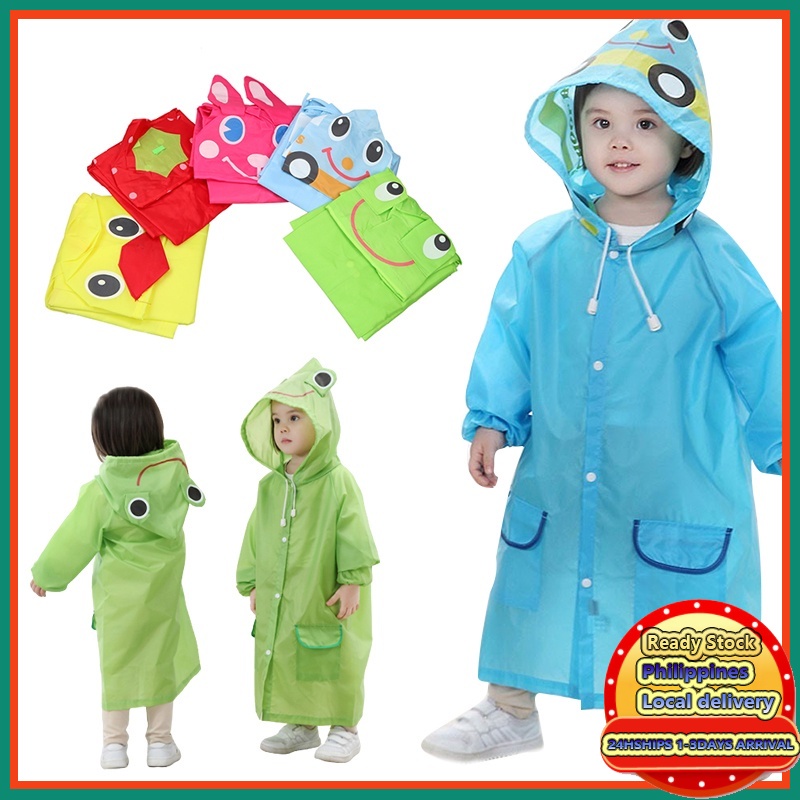 Kids Raincoat Waterproof Raincoat Onesie Raincoats Cartoon Rainwear Pupil Raincoat For Kids 3 ...