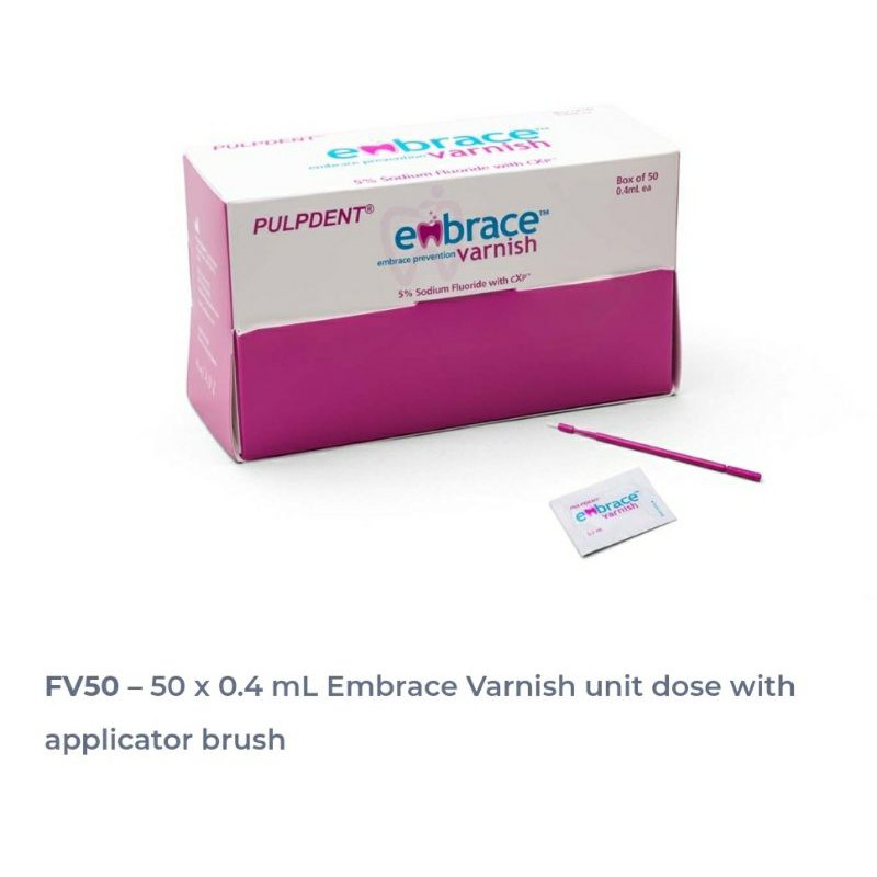 Embrace varnish Pulpdent (sold per pc) | Shopee Philippines