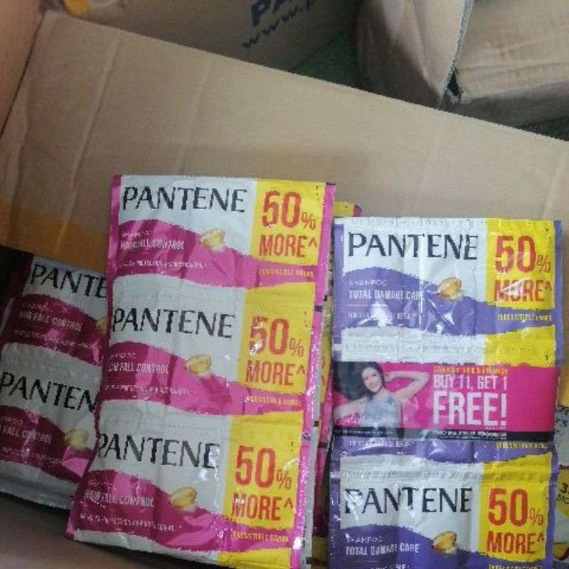 Pantene /rejoice / sold by pack (12pcs) | Shopee Philippines