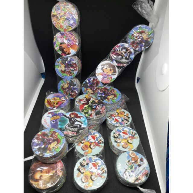 ★COD★80 PCS Pogs Cartoons designs assorted | Shopee Philippines