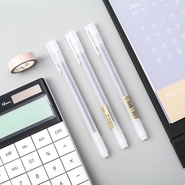 0.5mm Slim Type Minimalist Gel Pen | Shopee Philippines