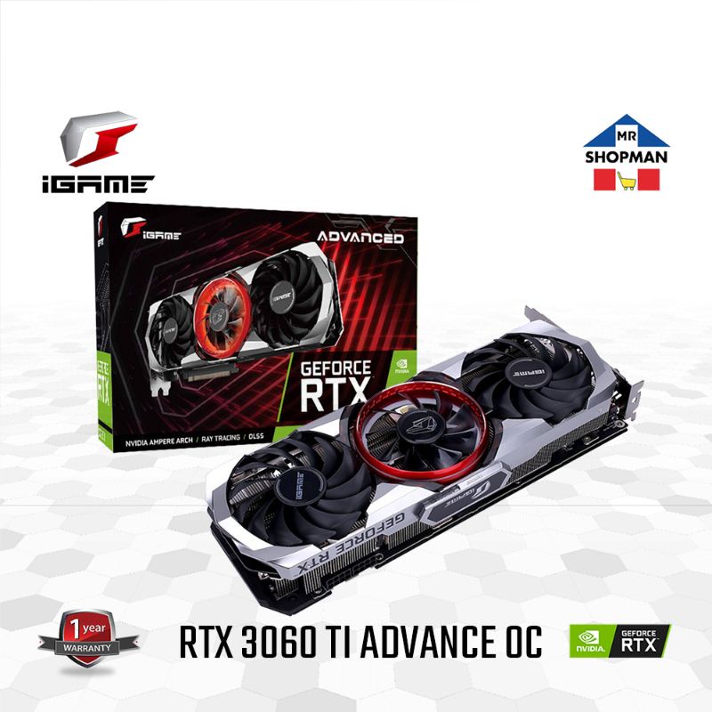 Colorful GeForce RTX 3060 Ti / 3060 Advanced OC iGame Video Graphics ...