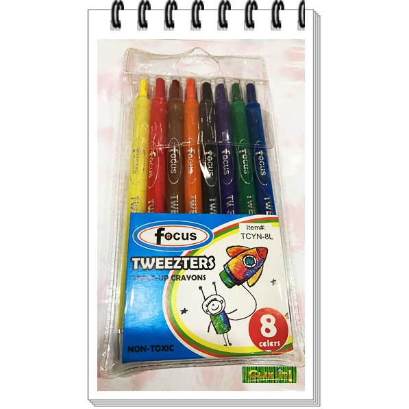 Focus Tweezters Twist Up Crayons | Shopee Philippines
