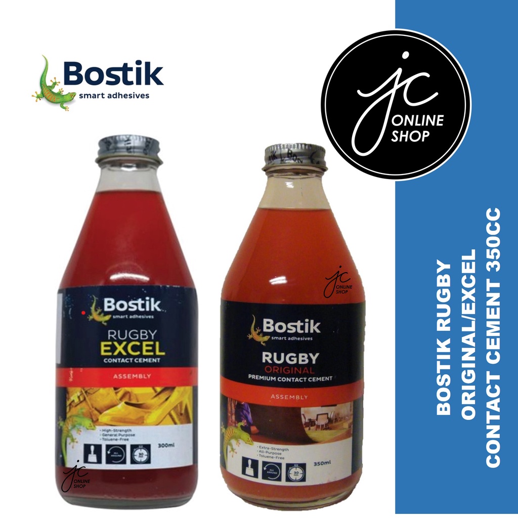 Bostik Rugby Original / Excel Contact Cement Adhesive (300ML) | Shopee ... Bostik Rugby Original / Excel Contact Cement Adhesive (300ML) | Shopee ...