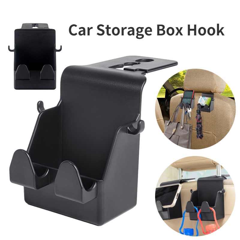Backseat Car Organizer Automobile Hook for Bags Vehicle Storage Box ...