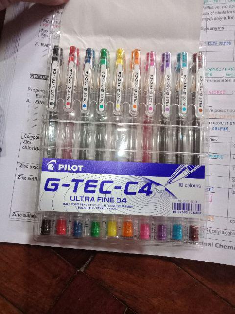 Pilot Gtec C4 Set 10s | Shopee Philippines