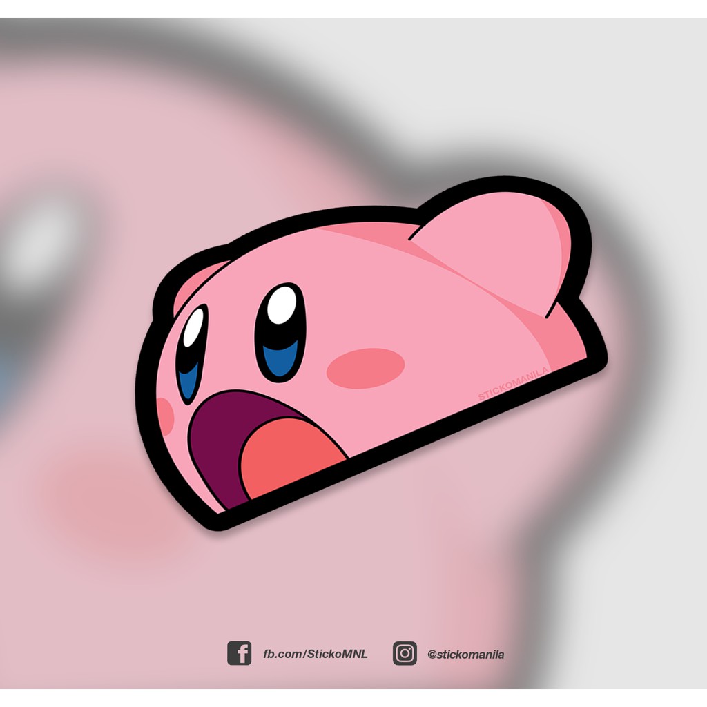 Laptop Kirby Peeker Sticker Decals & Skins Electronics & Accessories ...