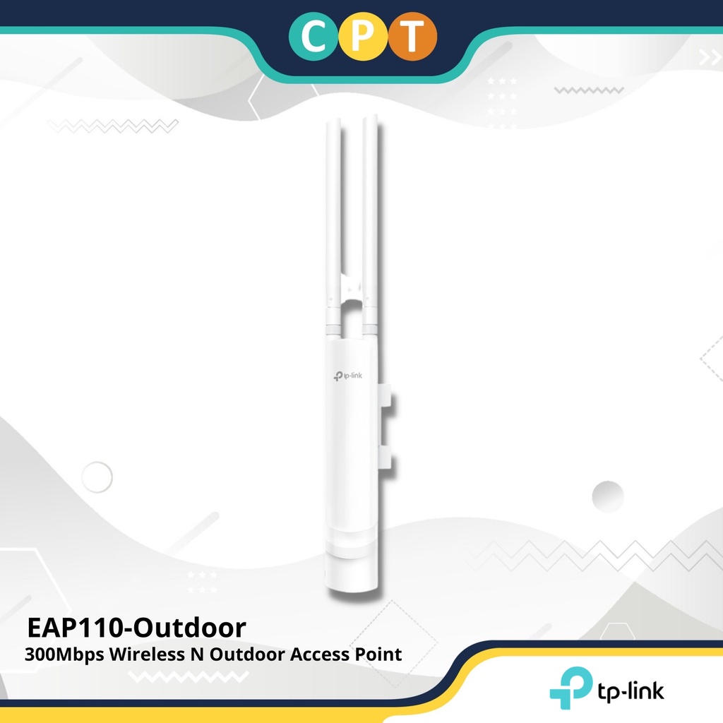 TP-Link EAP110 Outdoor 300Mbps Wireless N Outdoor Access Point | Shopee ...