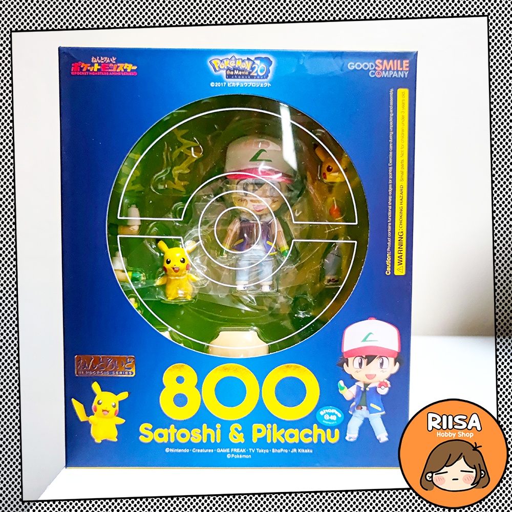 Nendoroid 800 Ash & Pikachu (authentic) 20th Anniversary Ed. | Shopee ...