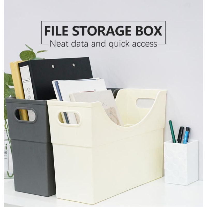 JAPAN File Storage Box, Desktop Organizer, A4 Home school Storage ...