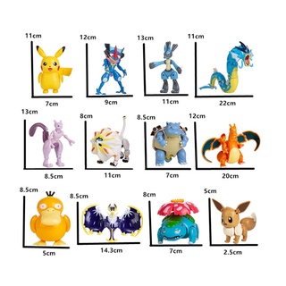Pokemon Action Figures Transforming Toy Anime Figure Pikachu Charizard ...