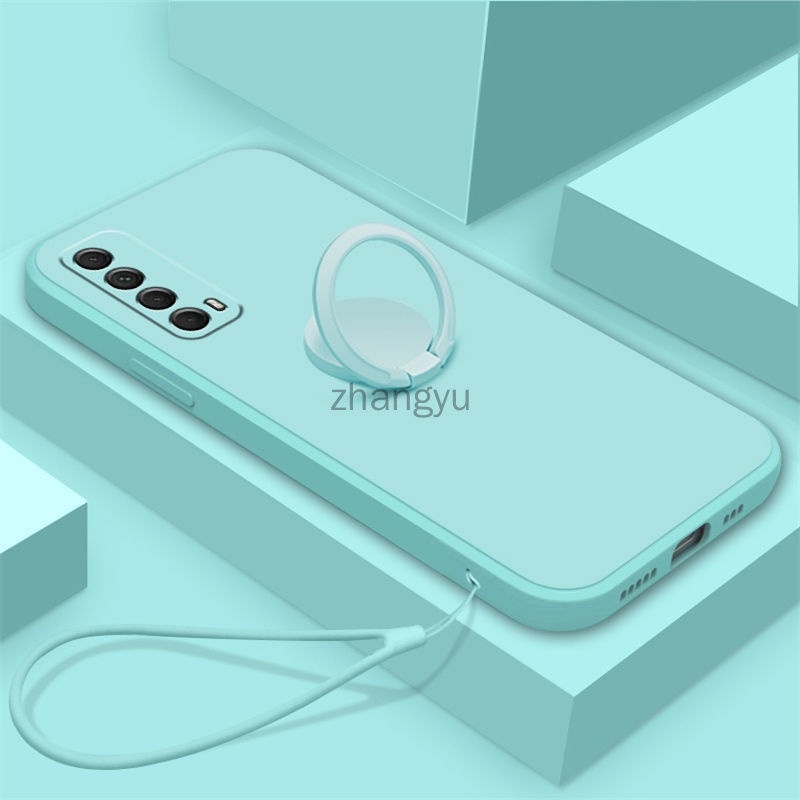 Casing Huawei y7a straight edge all-inclusive lens silicone soft shell ...