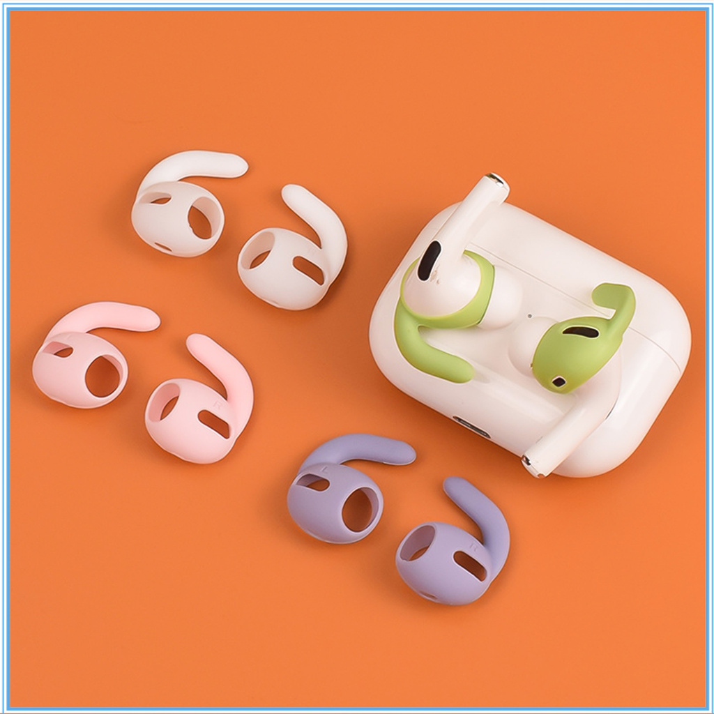 [NP]1 Pair Eartips Fall-proof Anti Slip Silicone Sports Earphone Covers ...