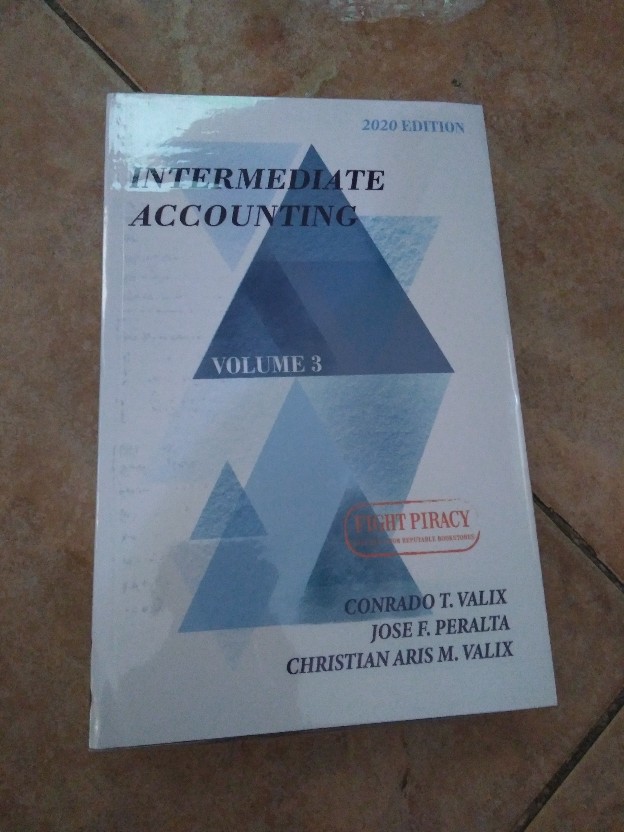 AUTHENTIC Intermediate Accounting Volume 3 © 2020 Valix Peralta Valix ...