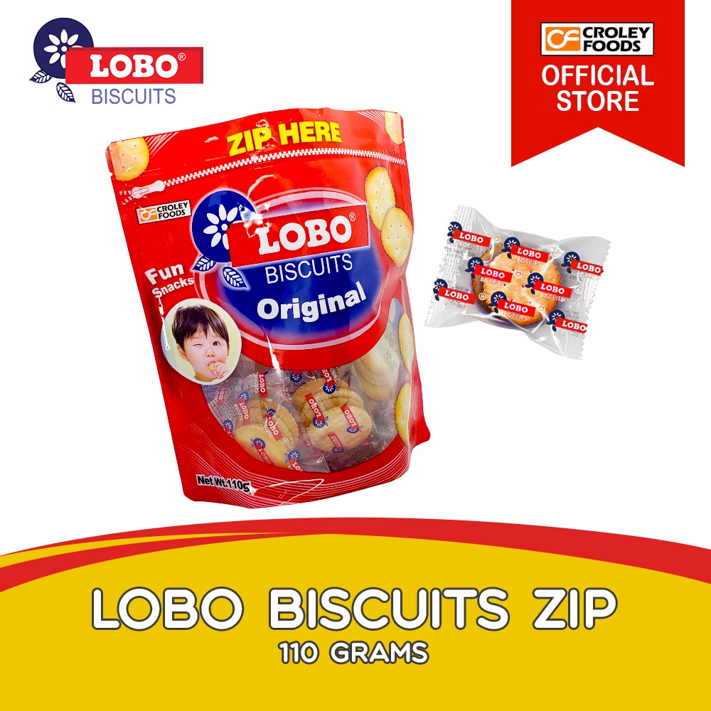 Lobo Biscuits Zip (~110g) [ marie biscuit ] | Shopee Philippines