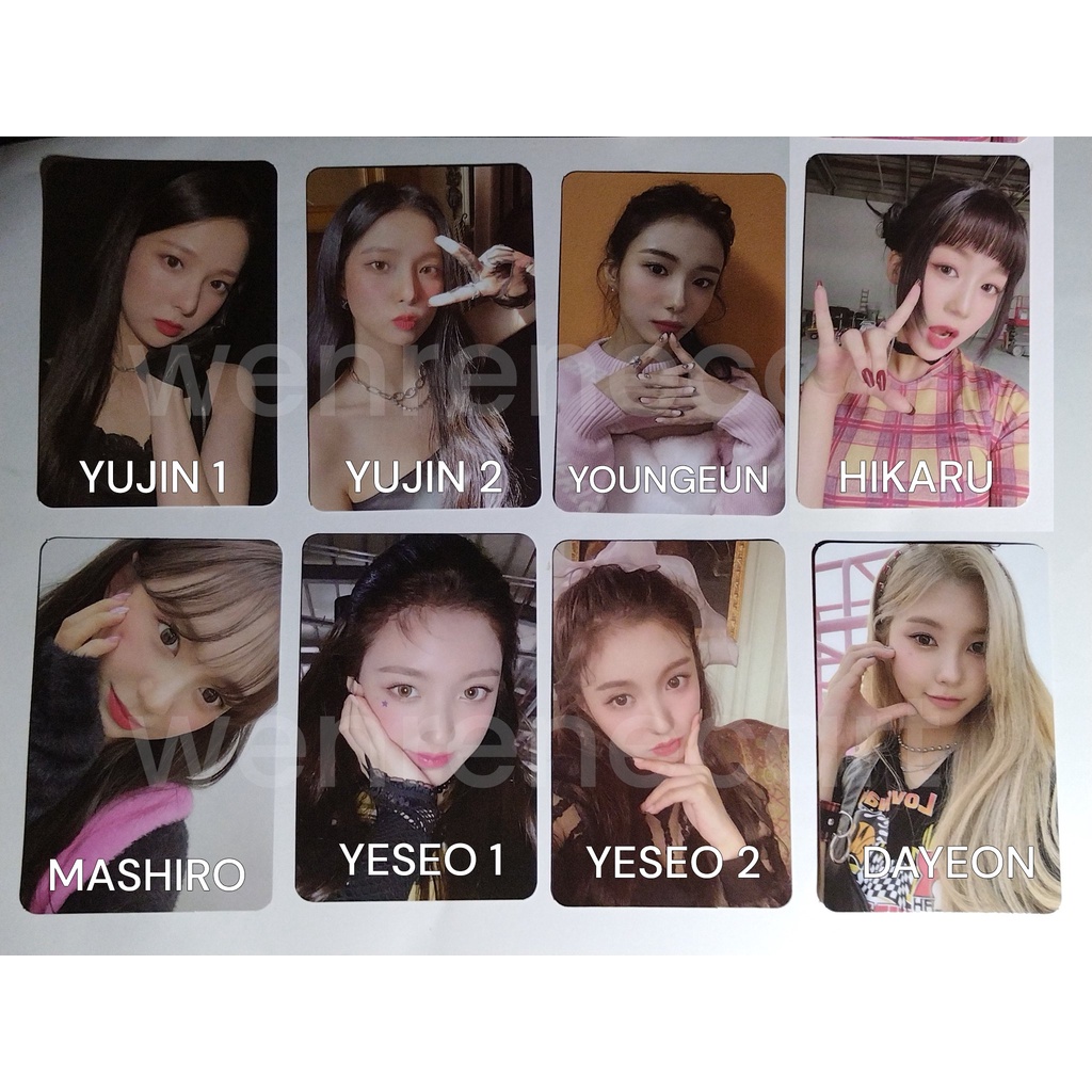 KEP1ER YUJIN MASHIRO DAYEON HIKARU YOUNGEUN YESEO PHOTOCARD OFFICIAL PC | Shopee Philippines