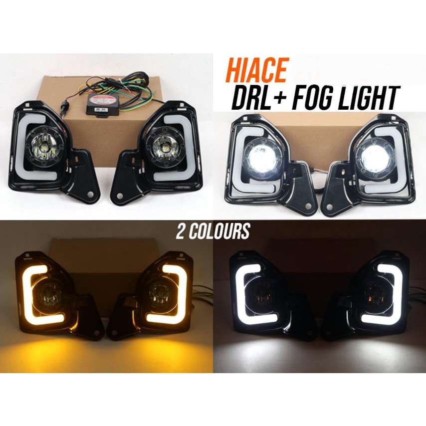 Hi ace GL / Commuter / Super Grandia 2014-2018 LED DRL with Foglamp ...