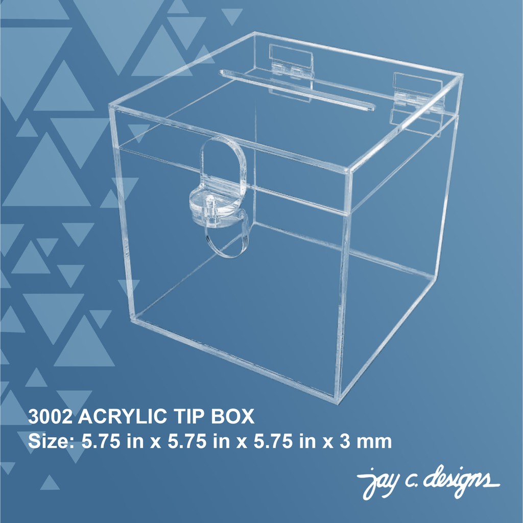 Jay C. Designs Acrylic Tip Box 3002 | Shopee Philippines
