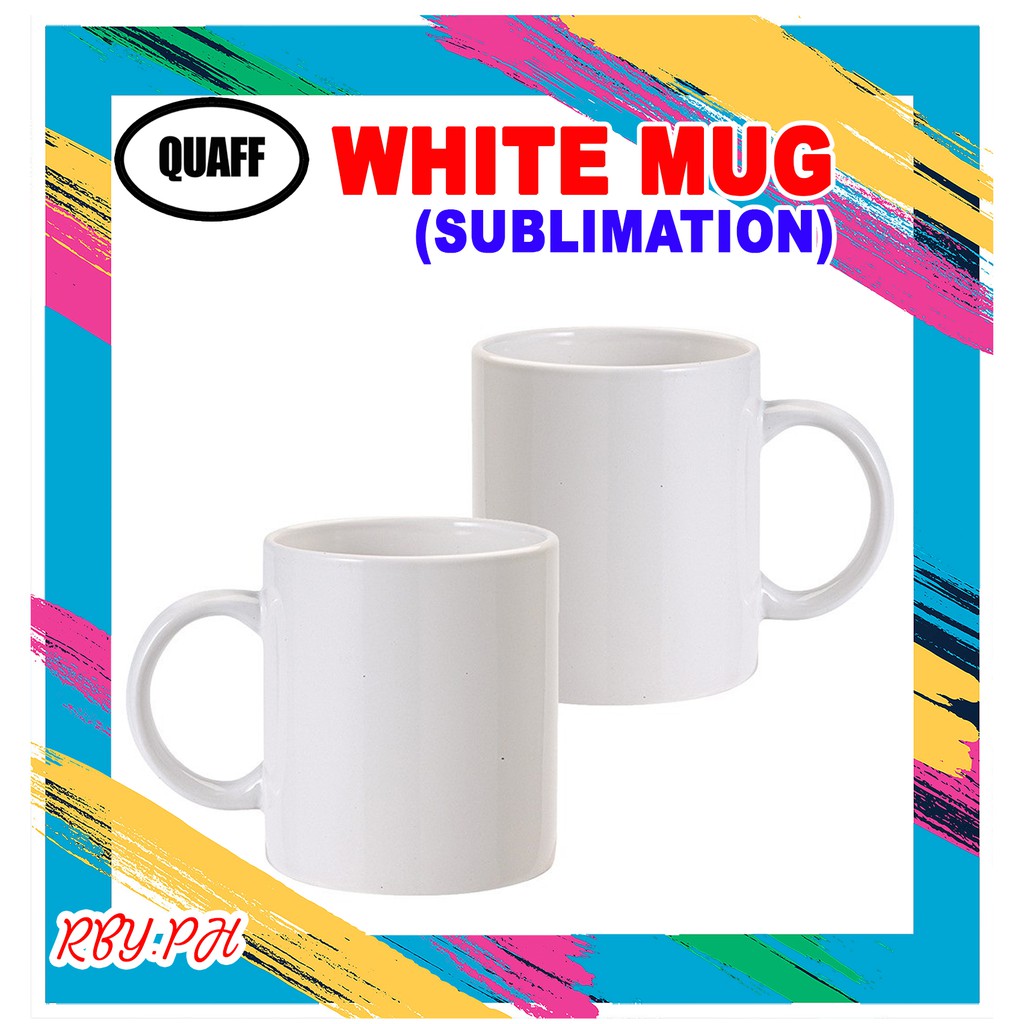 QUAFF SUBLIMATION WHITE MUG (1BOX/36 pcs) | Shopee Philippines