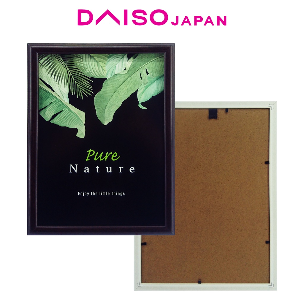 Daiso A4 Dar Brown Simple Photo Frame | Shopee Philippines
