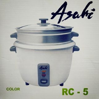 Asahi RC-5 Rice Cooker 1L with Steamer | Shopee Philippines