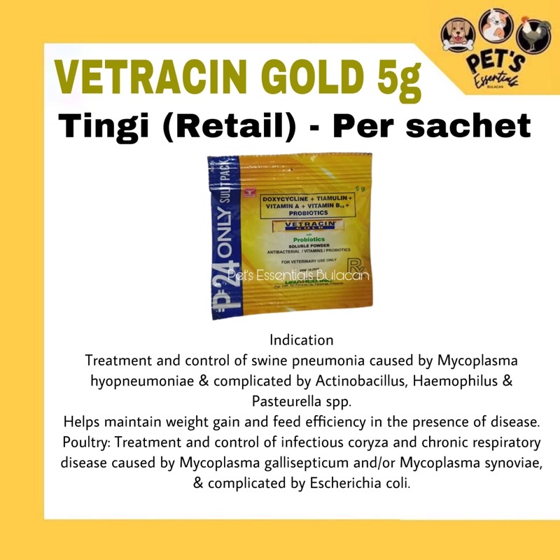 Vetracin Gold 5g - PER SACHET | Shopee Philippines