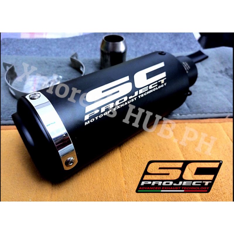 SC PROJECT GOLD | 51mm BIG ELBOW SPEC | Gold Sc Muffler RACING | Pipe ...