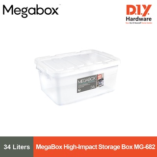 MegaBox High-Impact Storage Box 20 liters | 34 liters MG-681 MG-682 ...