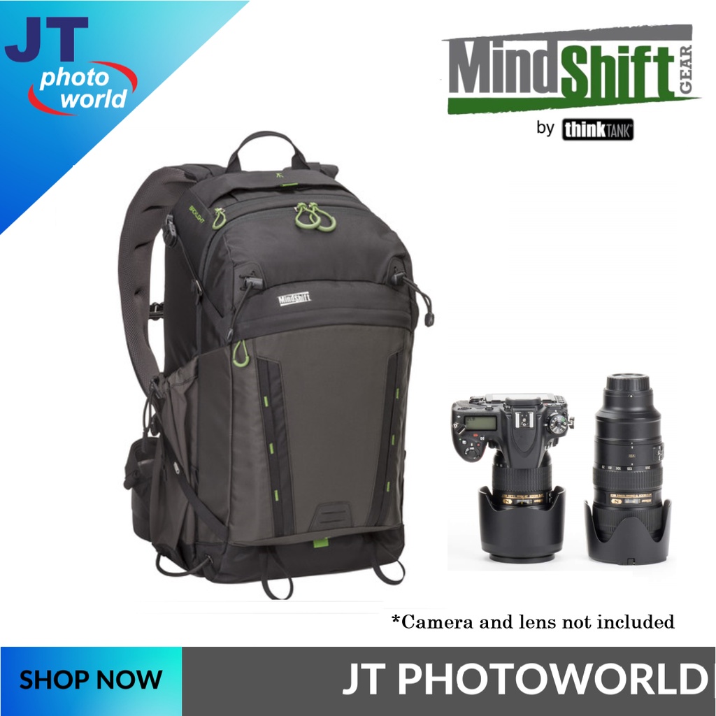 MindShift Gear BackLight 18L Backpack (CHARCOAL/ WOODLAND GREEN ...