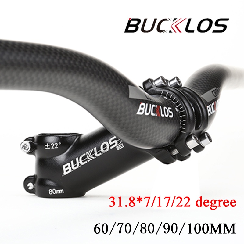 BUCKLOS 7/17/22 Degree MTB Stem 31.8mm Mountain Bike Stems Batang ...