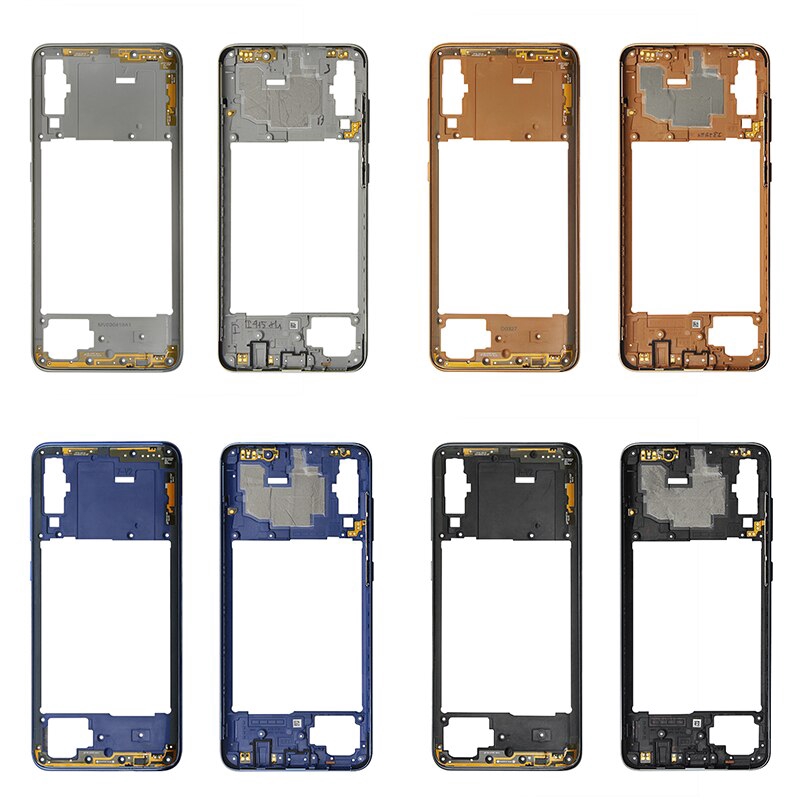 Housing Middle Frame Bezel For Samsung Galaxy A70 A705 / A7 2018 A750 ...