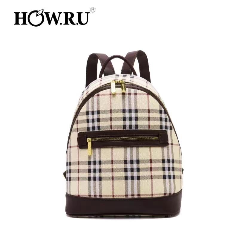 HOWRU BACKPACK LEATHER MEDIUM | Shopee Philippines