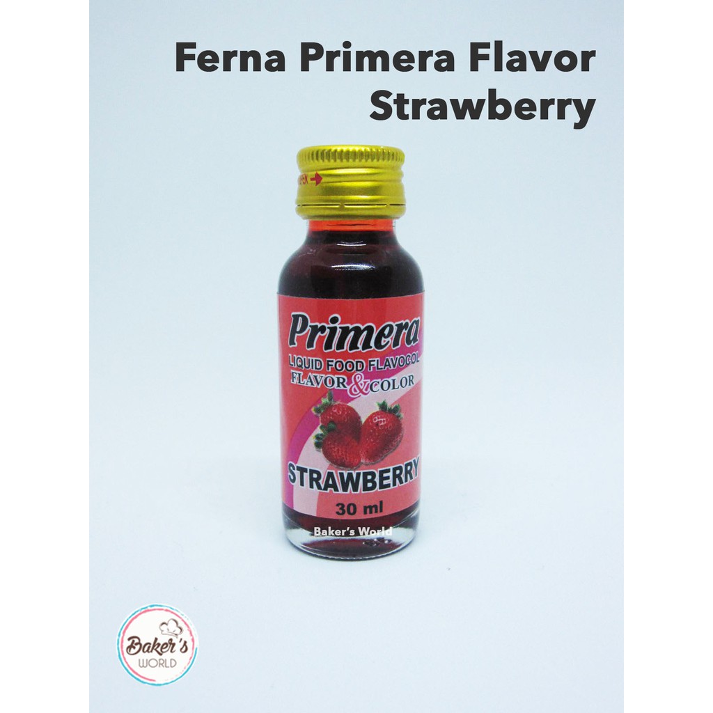 Ferna Primera Strawberry Flavocol 30ml | Shopee Philippines