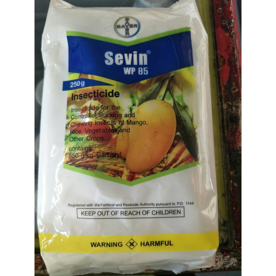 BAYER SEVIN WP85 POWDER (250g) For Plants ANTI TICK (garapata) AND FLEA ...