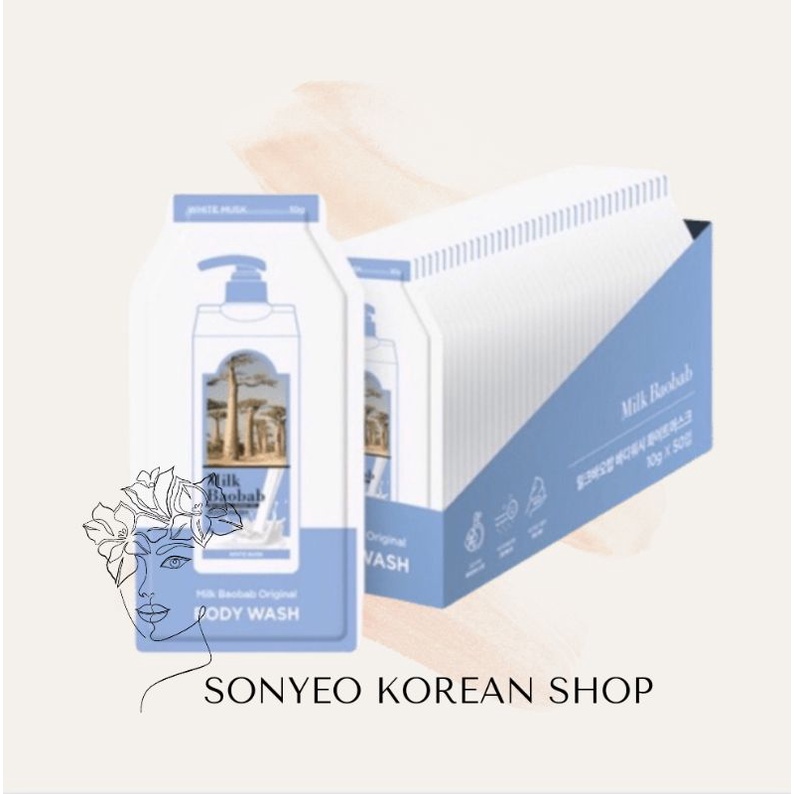 Milk Baobab Original Body Wash Sachet 10g | Shopee Philippines