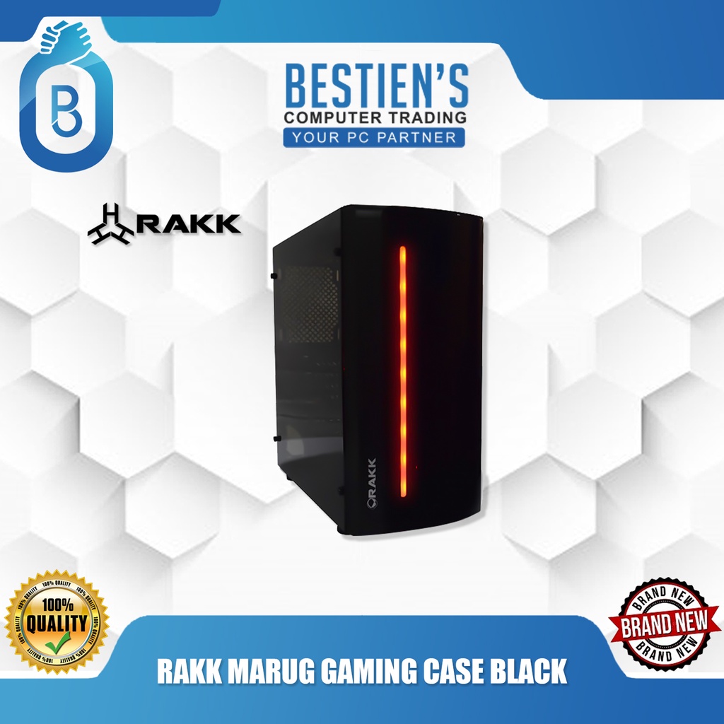 RAKK MARUG GAMING CASE BLACK | Shopee Philippines