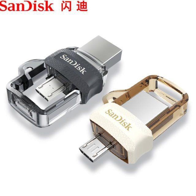 [Spot] Micro U Disk OTG USB 3.0 32GB OTG Dual Flash Disk Black Gold ...
