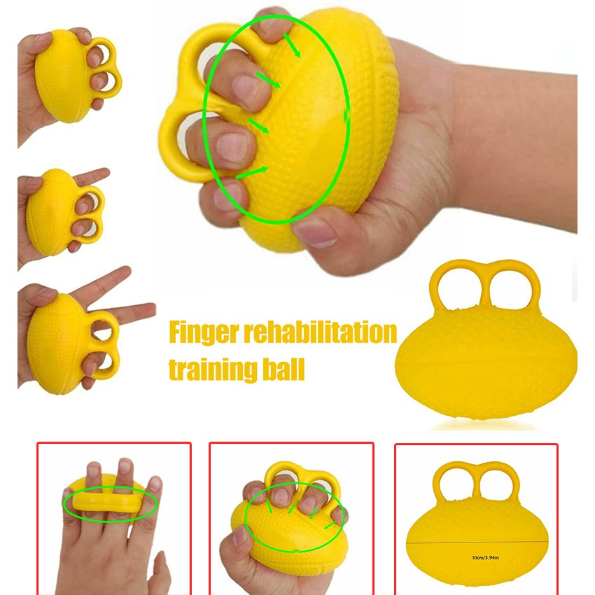 Finger Exerciser Ball Hand Strengthener Squeeze Ball Strengthening Equipment for Arthritis Hand ...