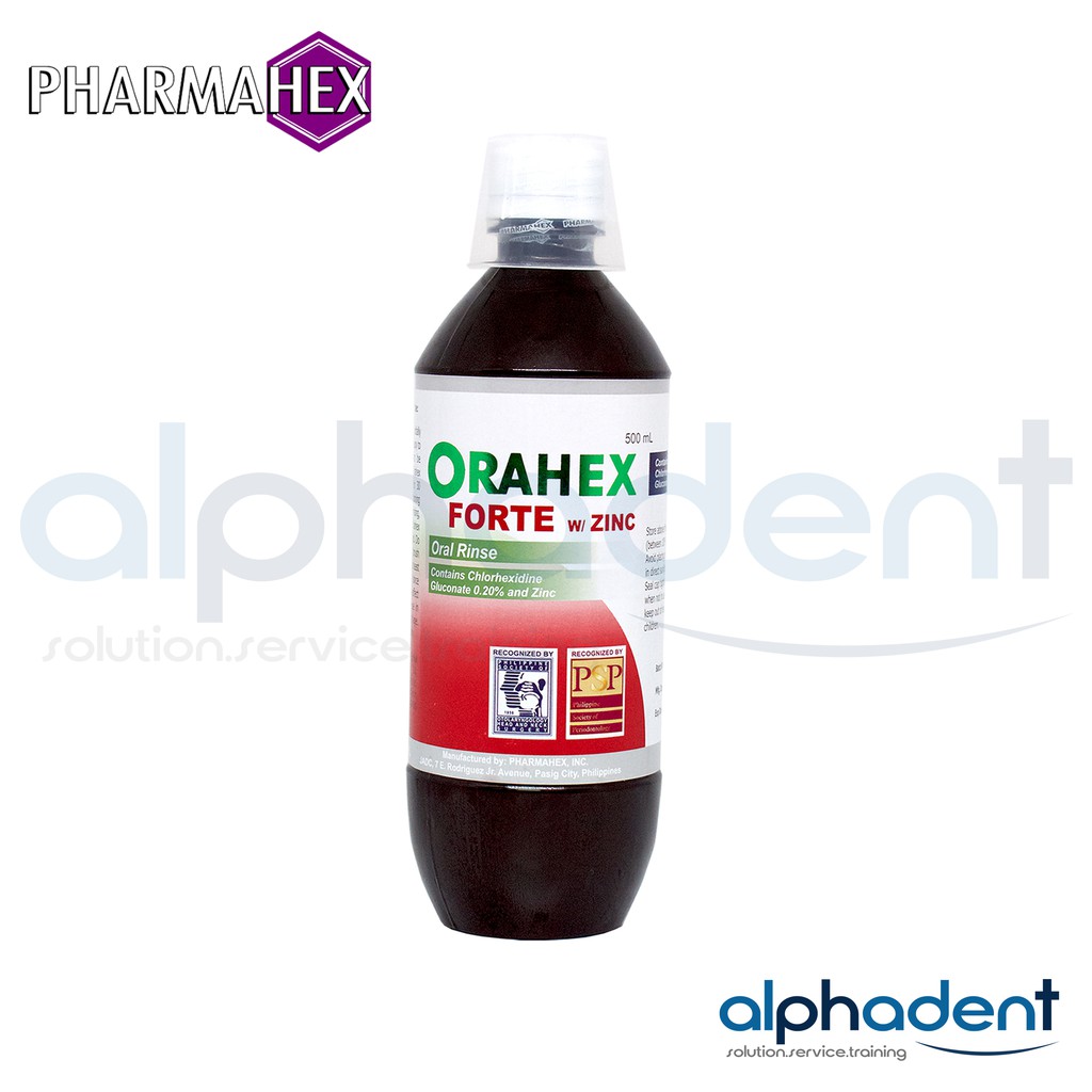 Orahex Forte with Zinc 500ml | Shopee Philippines