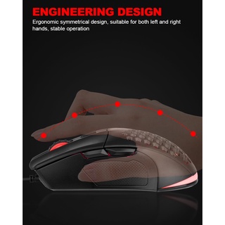 INPLAY M066 COLORFUL LED LIGHT WIRED MOUSE BLACK/WHITE | Shopee Philippines