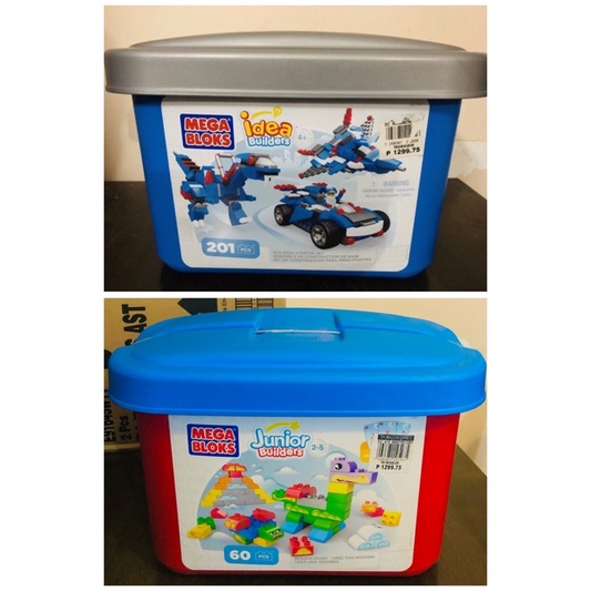 Mega Bloks Junior Builders Tub Building Bloks | Shopee Philippines