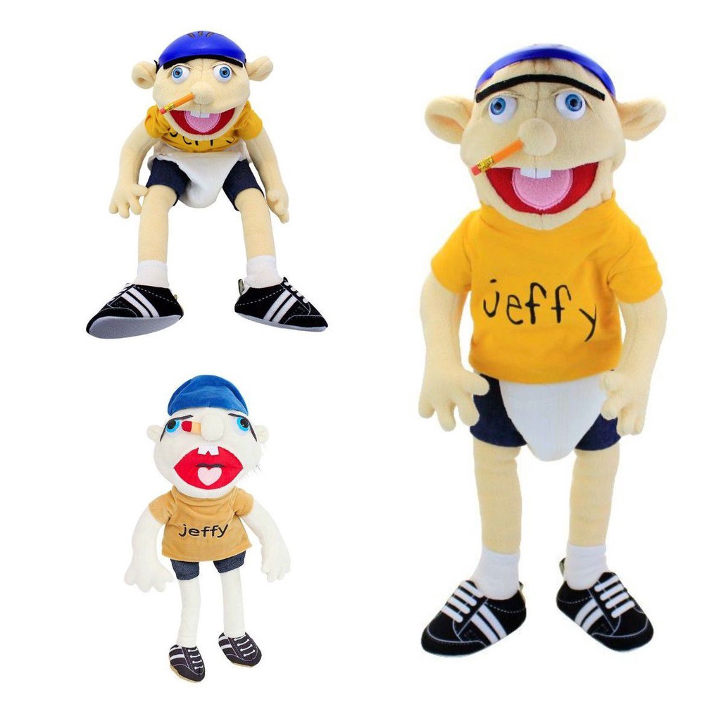 Jeffy Hand Puppet Plush Doll Stuffed Toy Figure For Play House Kids ...