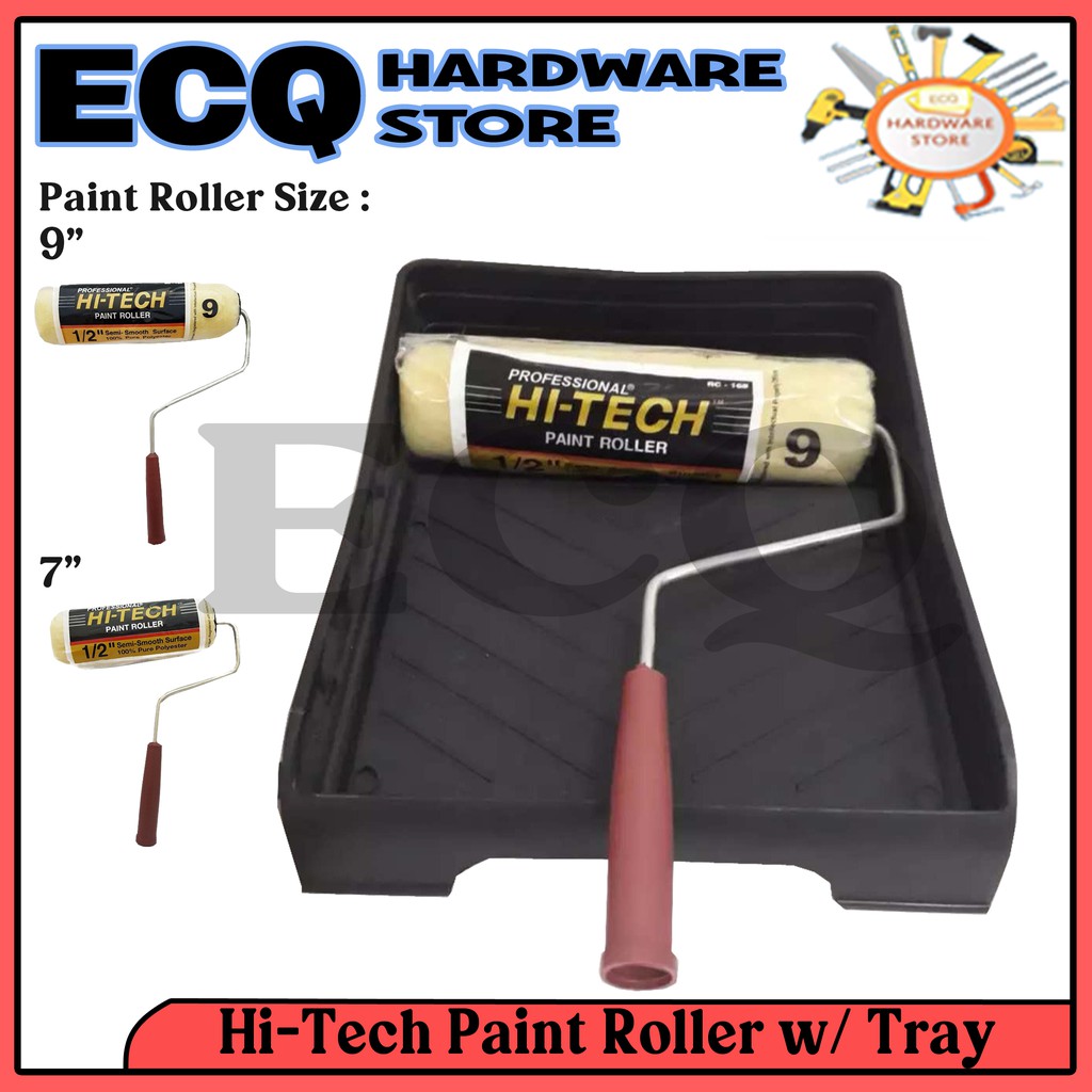 Hi tech roller brush with tray set | Shopee Philippines