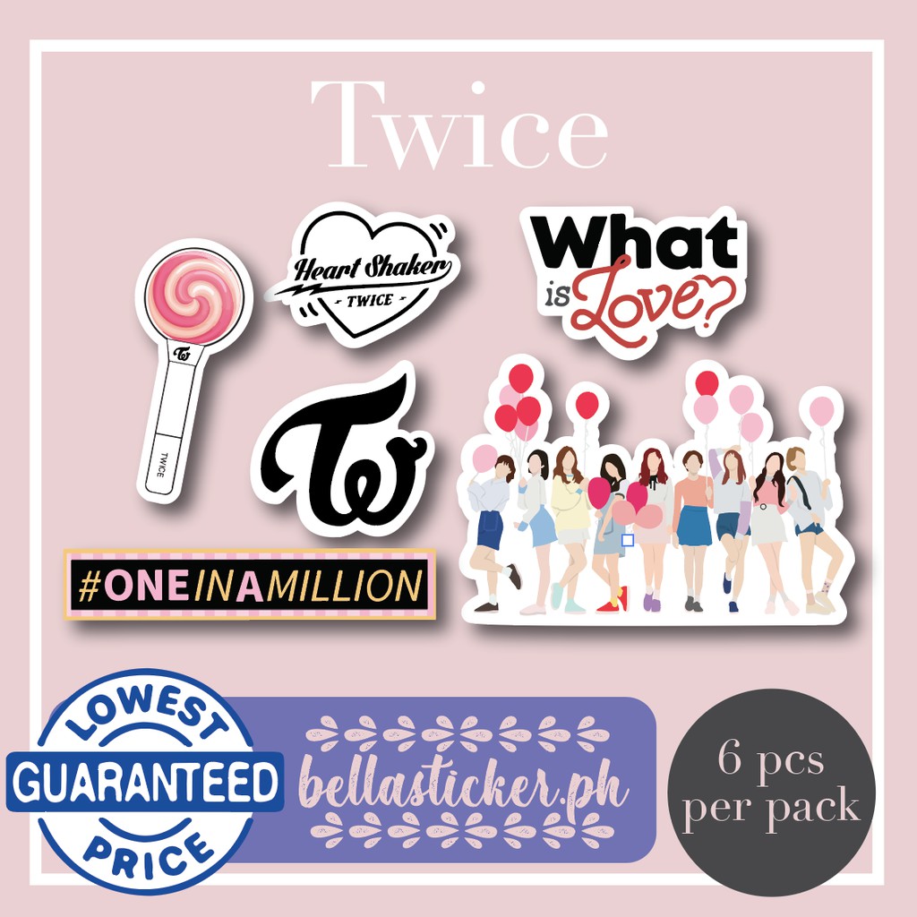 *WATERPROOF LAMINATED* TWICE STICKER PACK (MORE & MORE FEE SPECIAL KPOP ...