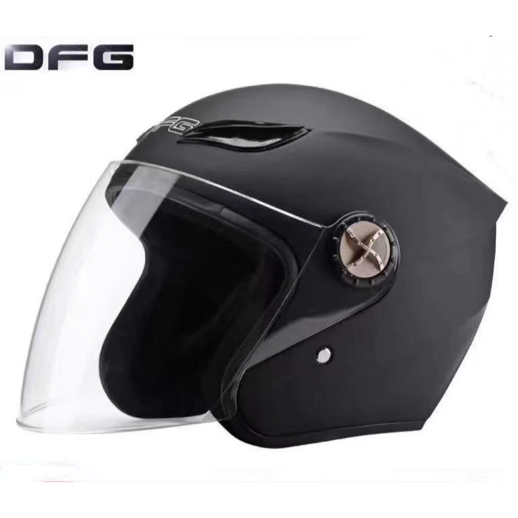 Open Half face Helmet Motorcycle Helmet off road anti-fog (unisex DFG ...
