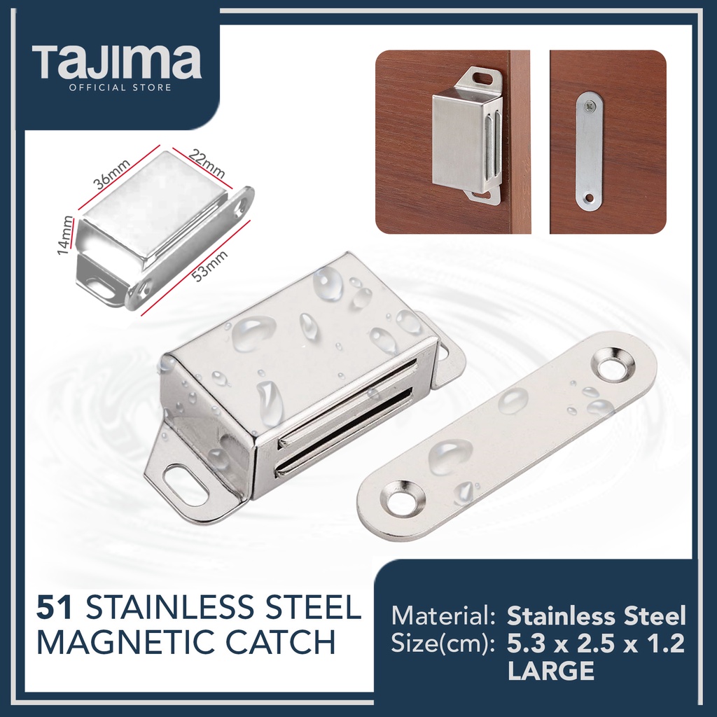 Stainless Magnetic Catch Lock (1 piece) | Shopee Philippines