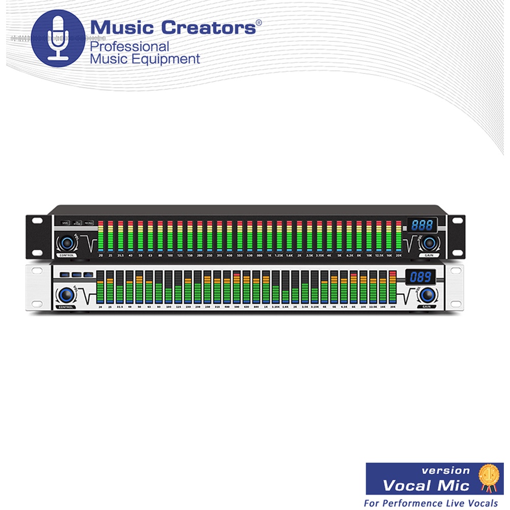 LED Graphic EQ800 31 Tracks Professional Digital Audio High Mid Low ...