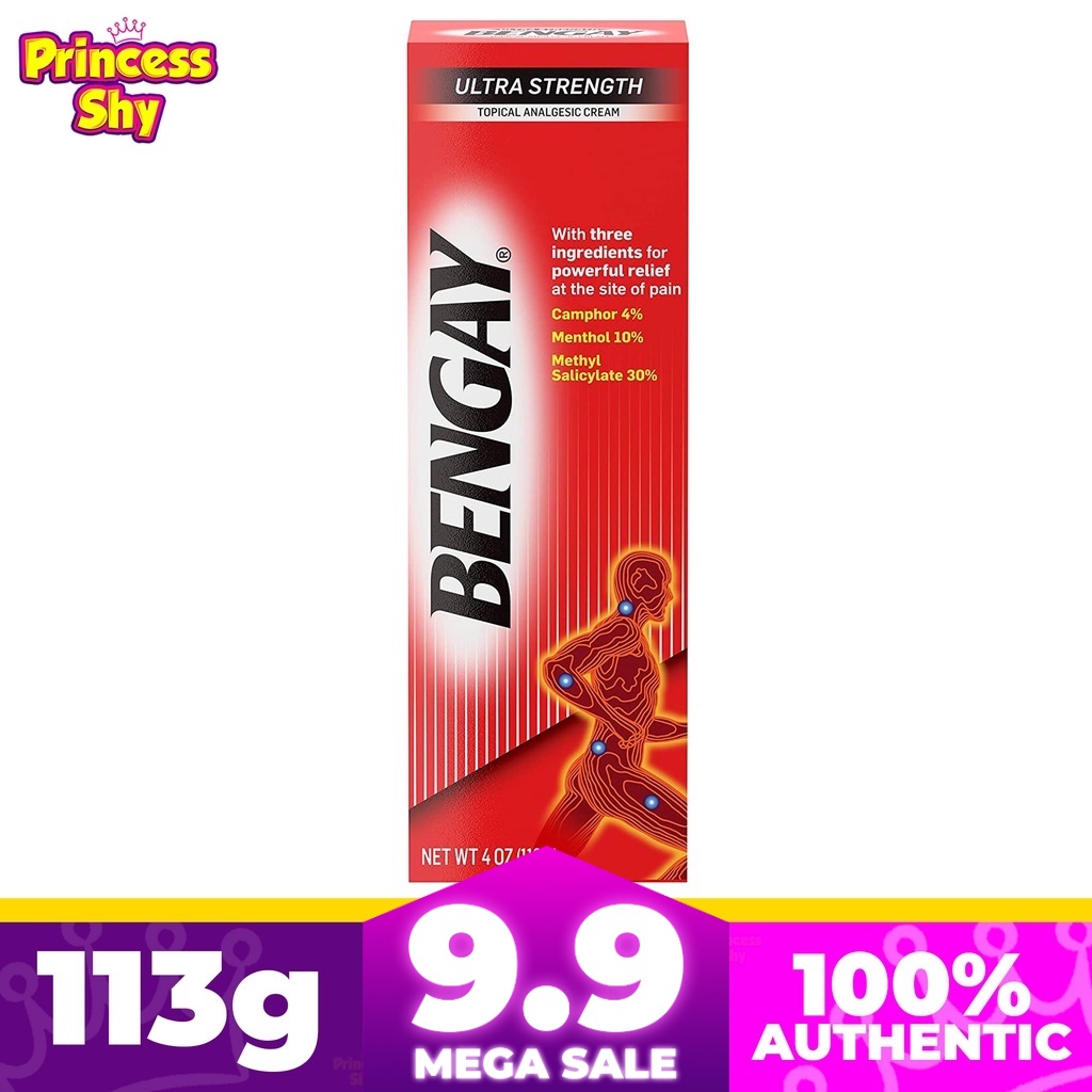 Bengay Ultra Strength Topic Analgesic Pain Relief Cream 4oz 113g ...
