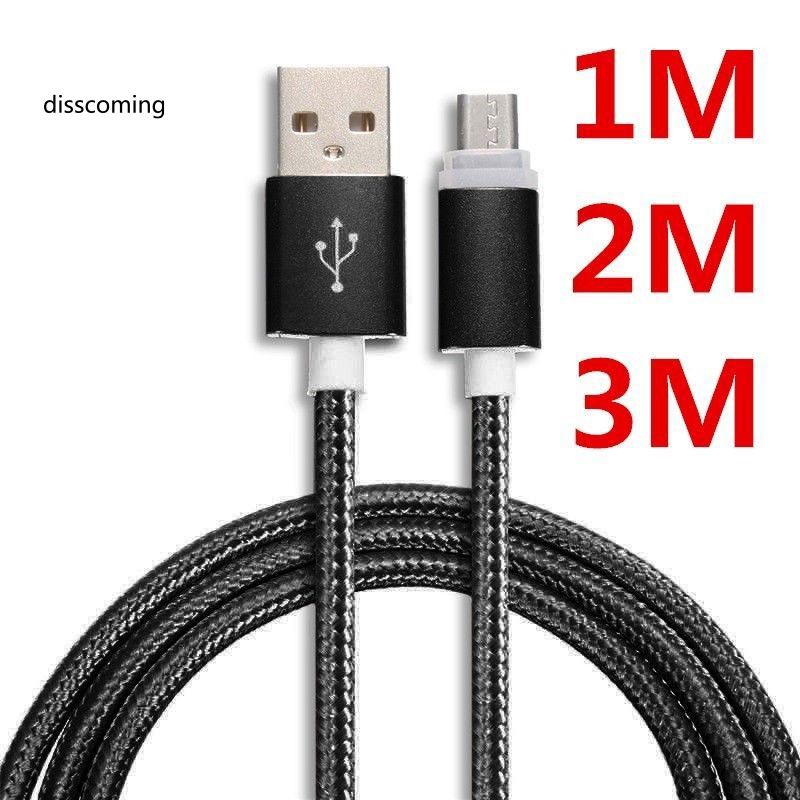 1/2/3M Micro USB Data Sync Fast Charger Charging Cable Cord for Samsung ...